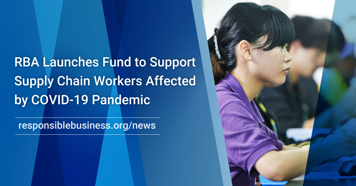 RBA Launches Fund to Support Supply Chain Workers Affected by COVID-19 ...